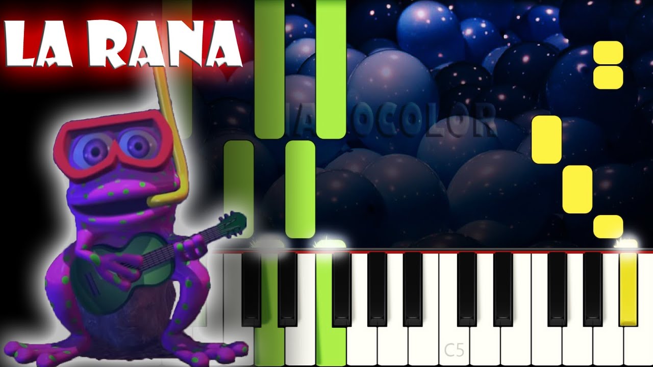 La Rana | Piano Cover | Tutorial | Karaoke - YouTube