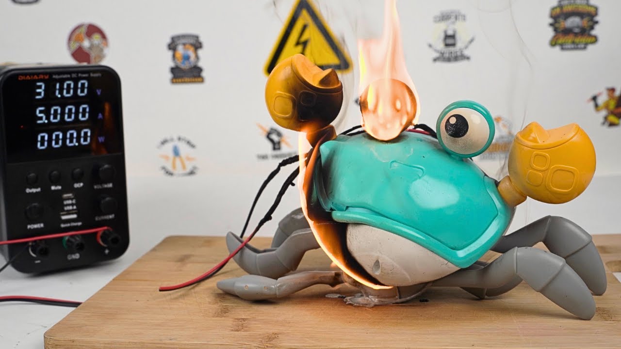 Crab Charge 30V Energy Explosion - YouTube