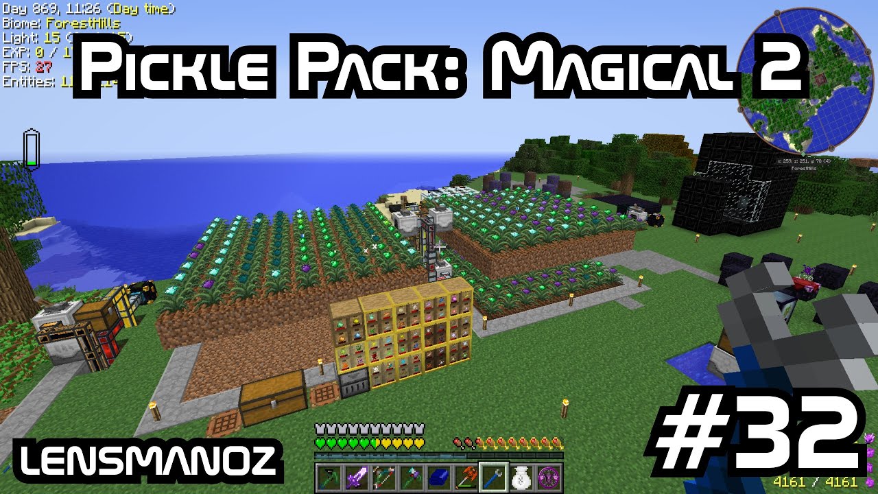 Minecraft Let's Play : Pickle Pack Magical 2 - Part 32 - YouTube