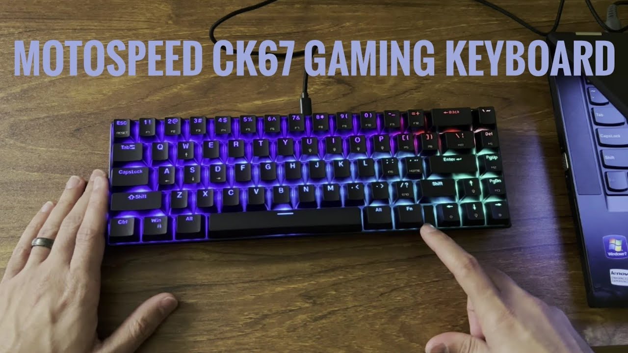 Motospeed CK67 Gaming Mechanical Keyboard Unboxing and Review - Hekka ...