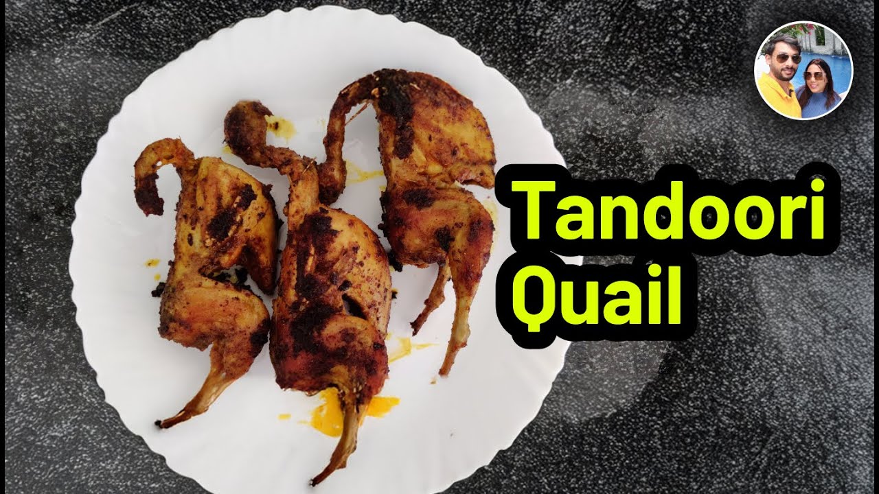 Tandoori Quail/Quail Tandoori Fry Homemade masala/Quail fry/Tandoori ...