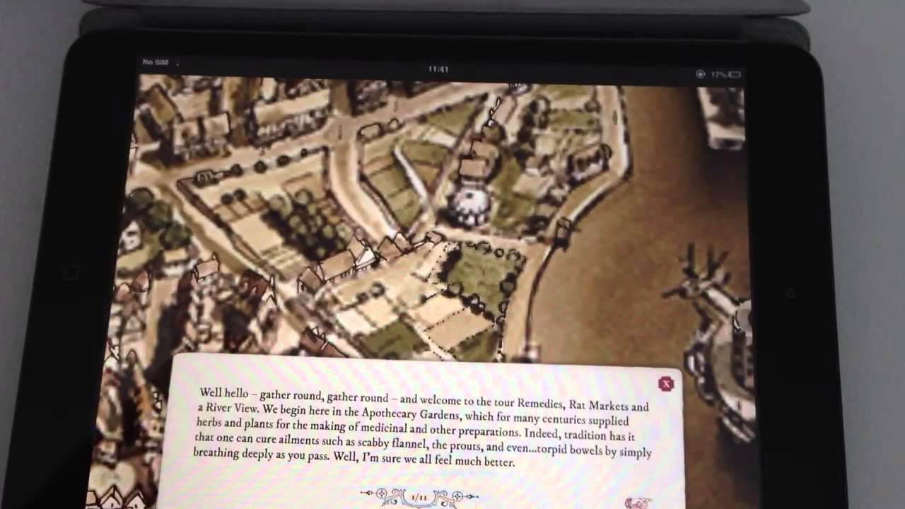 Discworld: The Ankh-Morpork Map for iPad app - YouTube