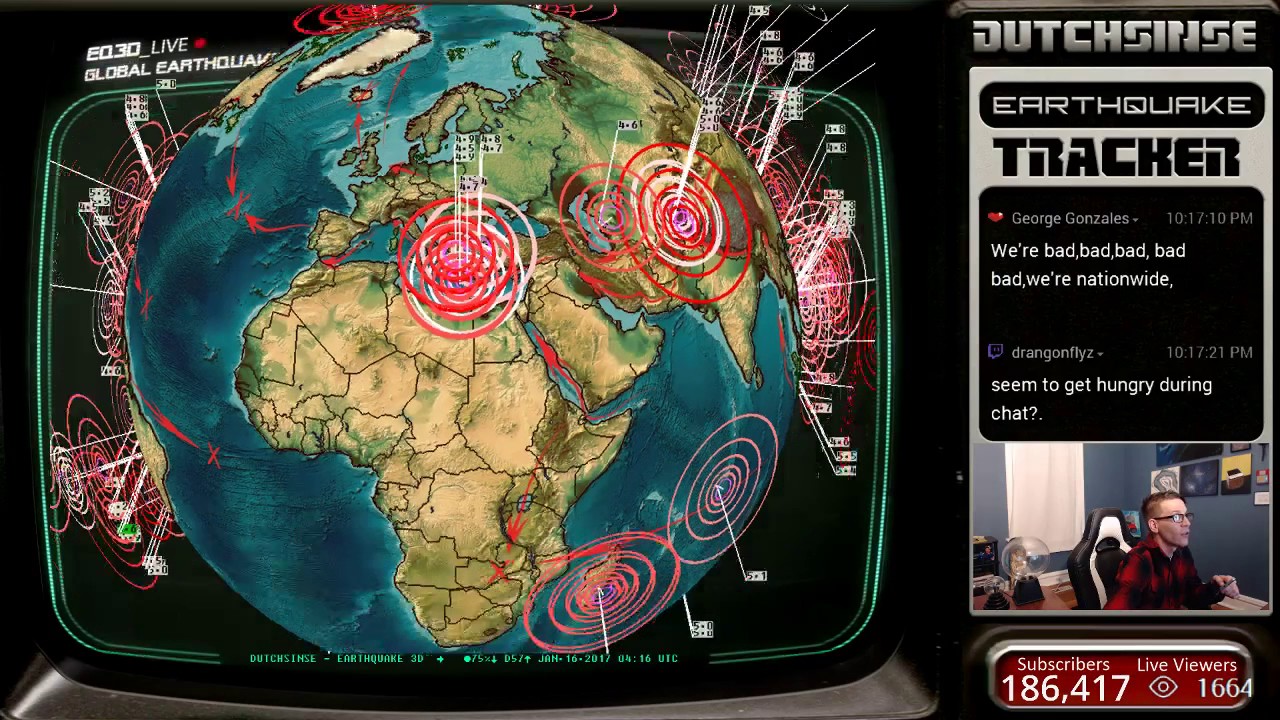 1/15/2017 -- Nightly Earthquake Update + Forecast -- 48hours left for ...
