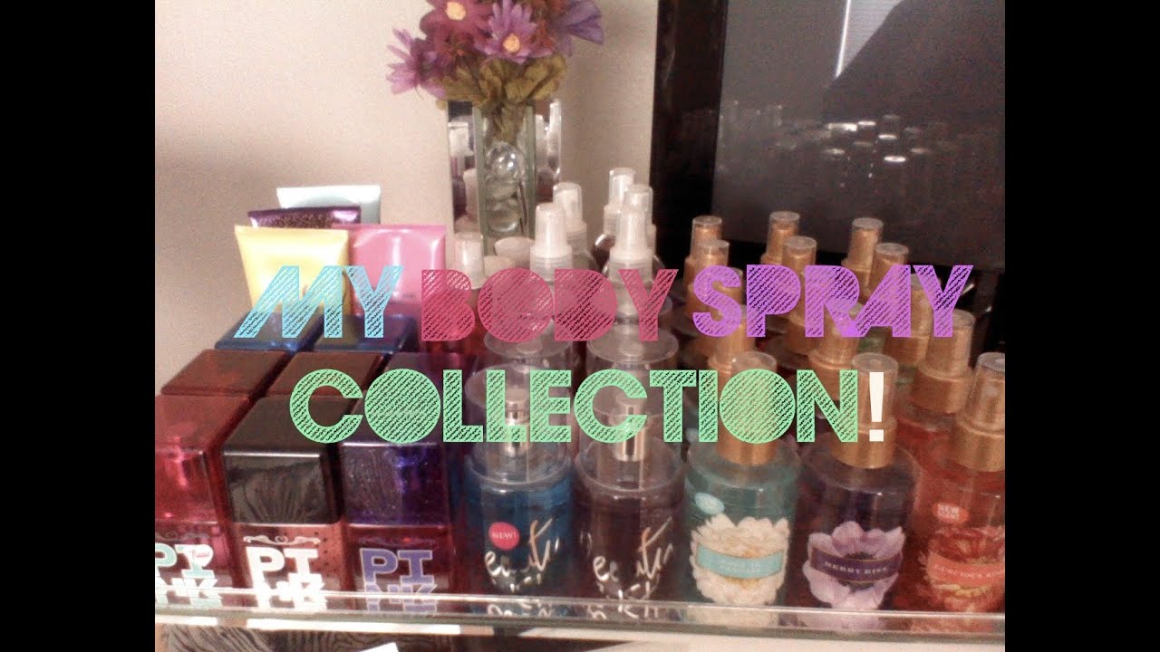 My body spray collection! - YouTube