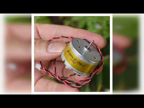 Overview: RF-500TB-12560 DC 6V-12V 5400RPM Micro 32mm Diameter Round Spindle Motor Precious Meta...