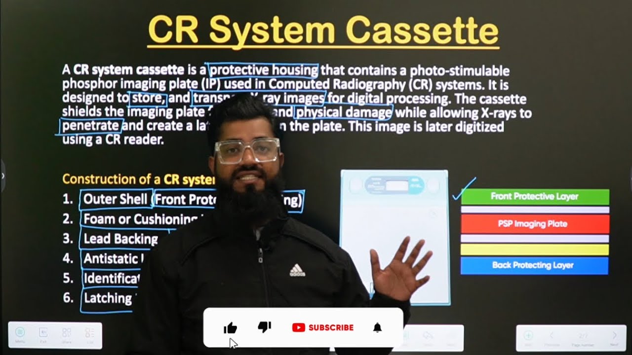 Computed Radiography (CR) || Cassette Construction || Part -3 || In ...