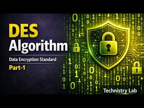 DES algorithm part 1 example (data encryption algorithm) - YouTube