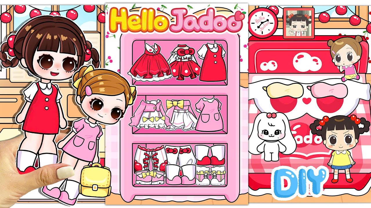 🍑 Tutorial 🍑 Jadoo X Gacha House Book DIY #HelloJadoo #Jadoo #mimi ...