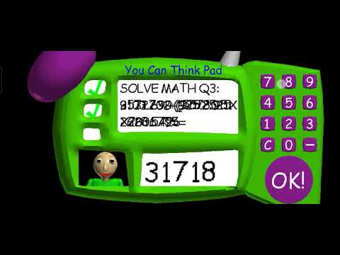 Baldi's basics classic 3rd Answer! - YouTube