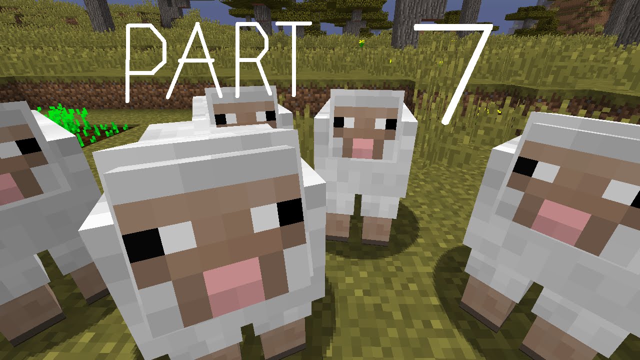 Let's Play Minecraft Episode 7: "Sheep and a House Renovation" - YouTube