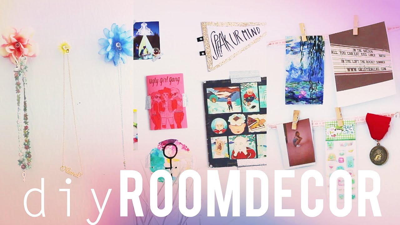 DIY Room Decor // 3 Easy & Cute DIYs - YouTube