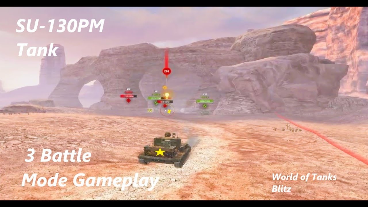 SU-130 PM Tank Mode Gameplay in World of Tanks Blitz - YouTube