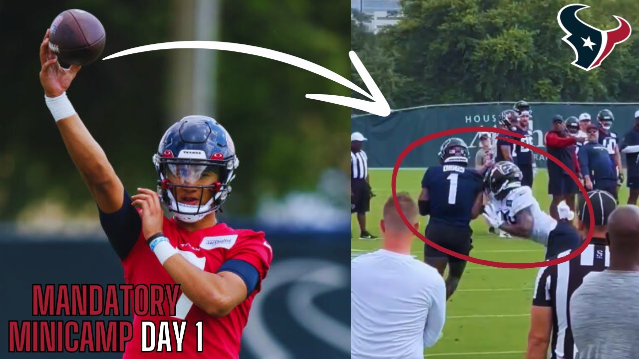 The Houston Texans Are FLASHING Greatness At Minicamp.... | Texans News ...