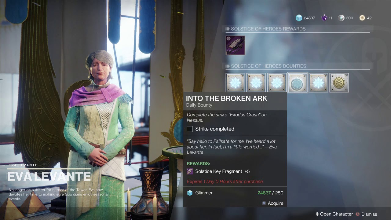 Destiny 2 Opulence Unlock Solstice of Heroes Bounty Eva Levante - YouTube