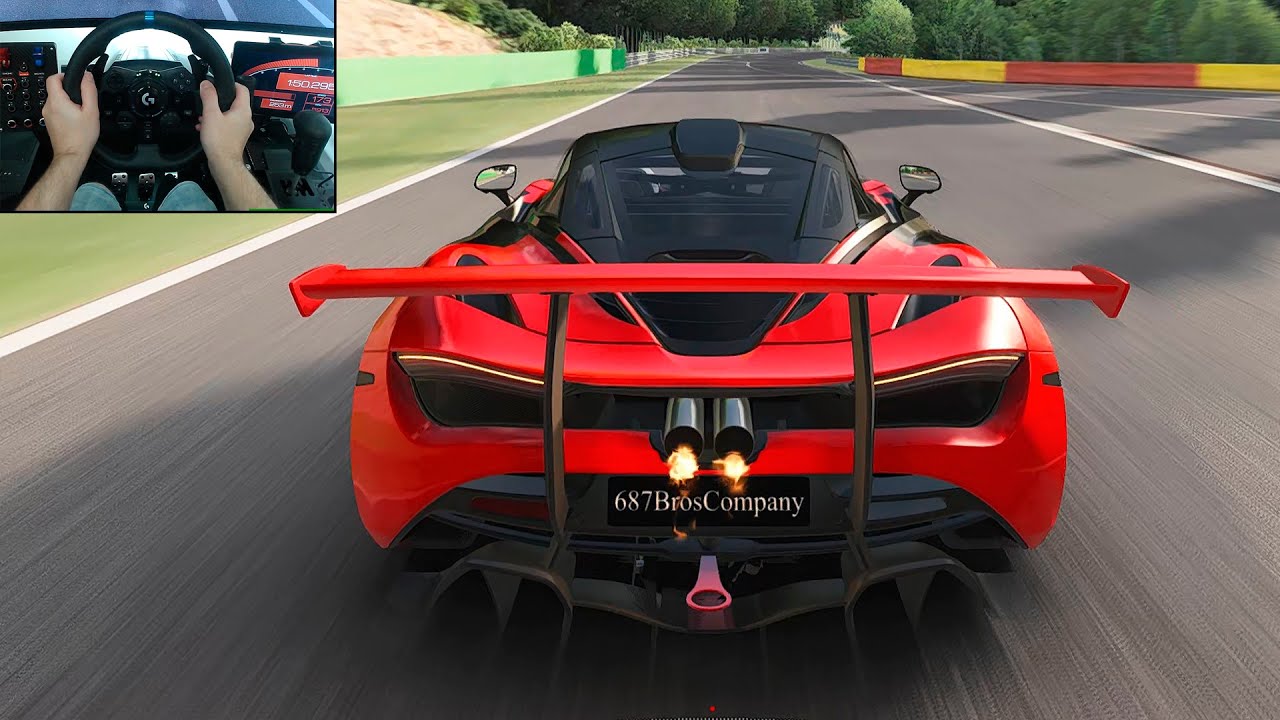 McLaren 720s DDE | Race in SPA track | Assetto Corsa - YouTube