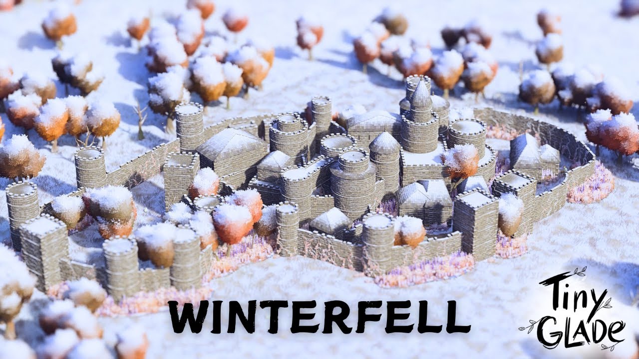 Making Winterfell in Tiny Glade (Speed Build + Beginner Tutorial) - YouTube