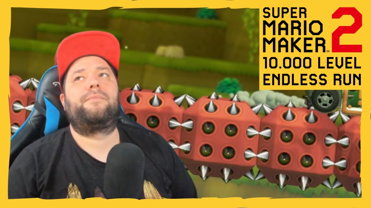 2177+ | 10K Endless RUN | 10000 Level Mario Maker 2 Challenge - YouTube