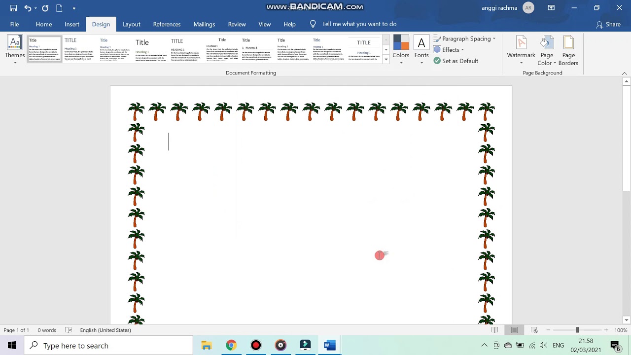 ICT G2 Pembelajaran 8 - Page Border Design - YouTube