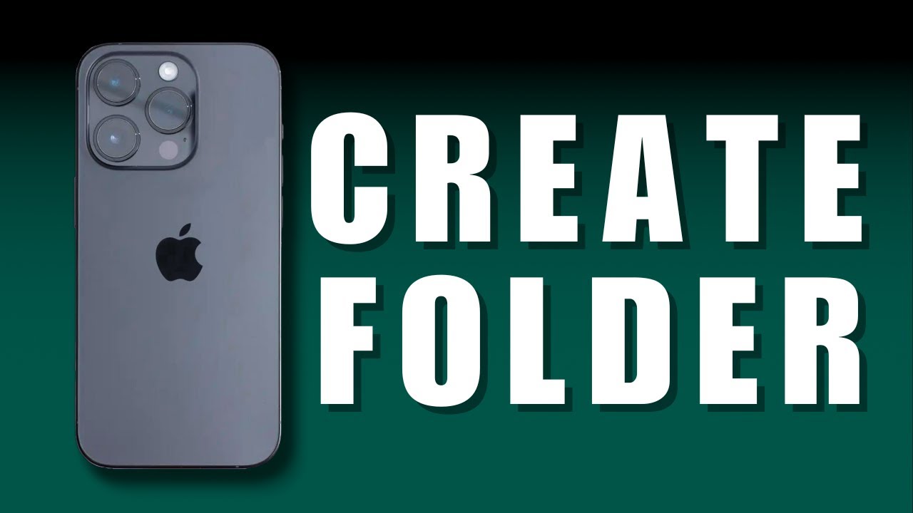 iPhone Tutorial That You Rarely Found! How to Create Folder on Your ...