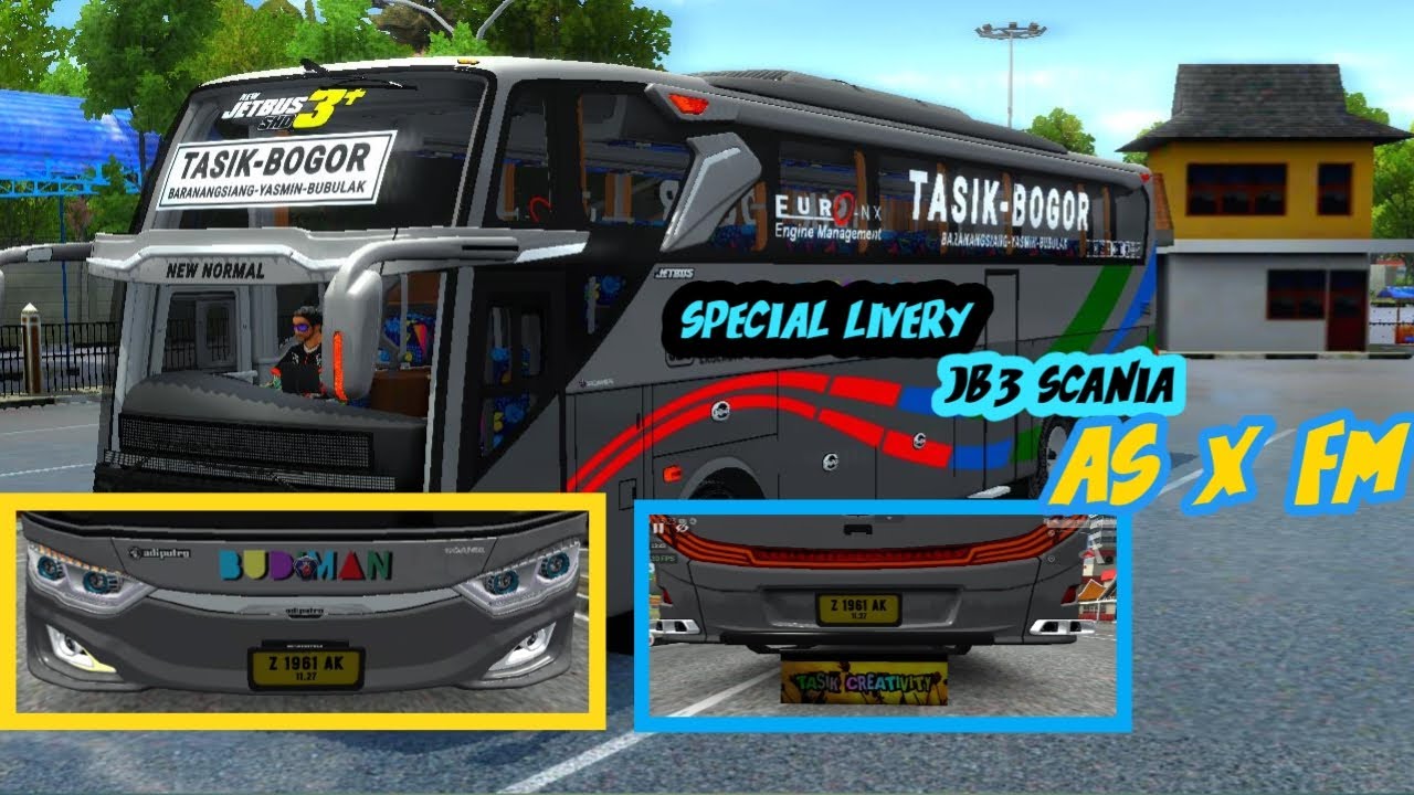 Share livery JETBUS 3 /JB 3 SCANIA by AS X FM dengan livery bus budiman ...
