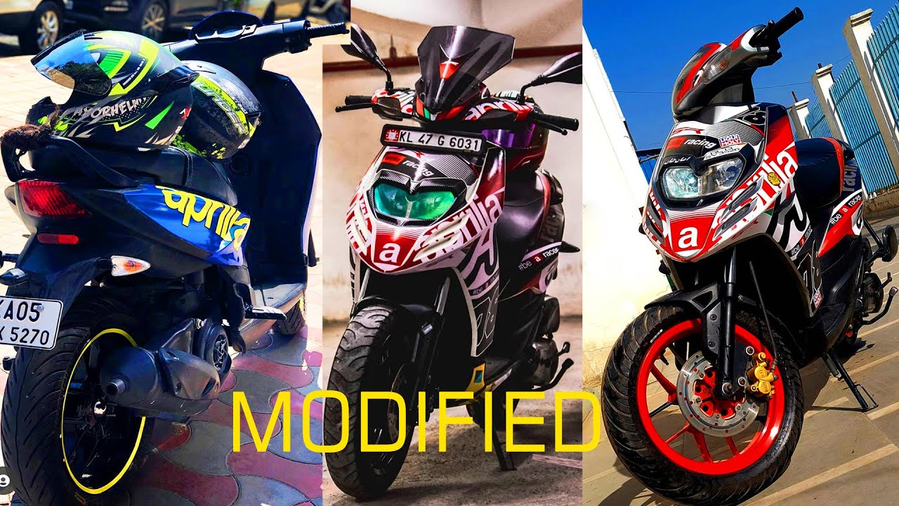Top 10 Modified Aprilia SR150 | 2021 - YouTube