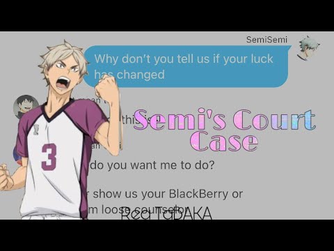 Semi’s Court Case | Haikyuu Audio Prank 3 in 1 | Criminal Minds Skit