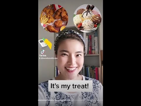 How to Say "It's my treat" in #Thai #thailanguage #thailanguage # ...