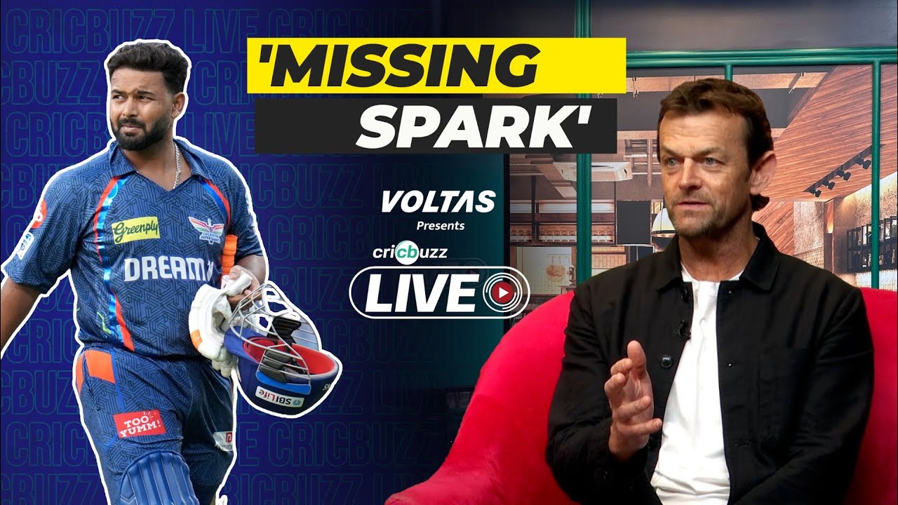 Sad to see Pant far off his jovial self: Adam Gilchrist - YouTube
