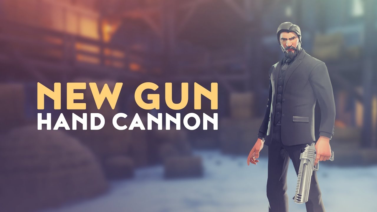 NEW WEAPON: HAND CANNON (Fortnite Battle Royale) - YouTube