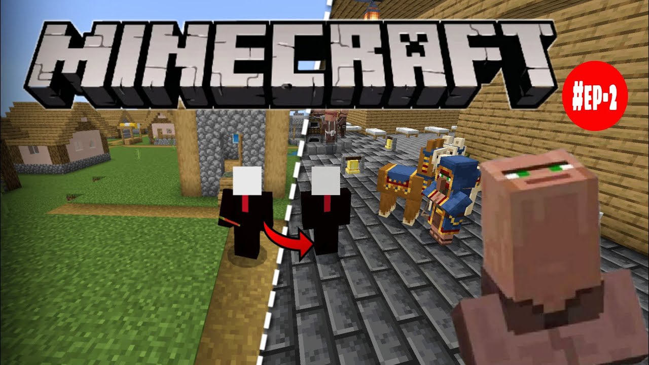 Making a villager capital 🤑 very expensive @sajetcrafter (ep - 2) - YouTube