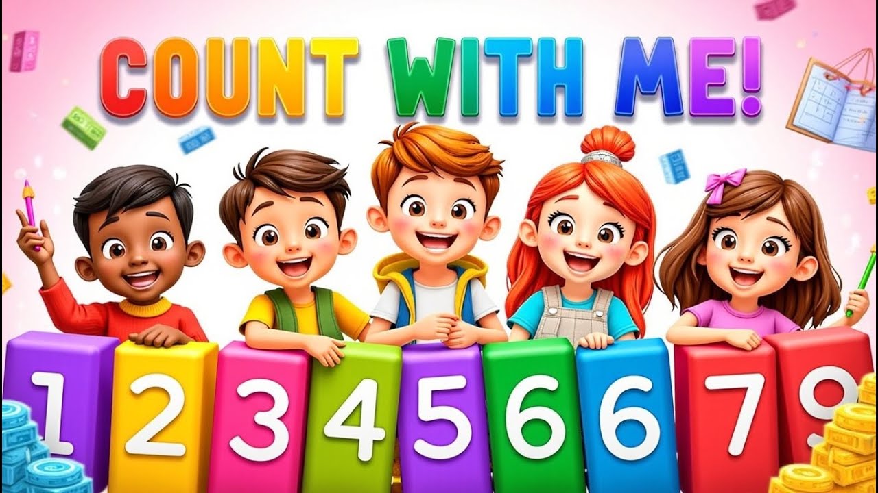 “1, 2, 3 Let’s Count! The Best Counting Video for Toddlers” - YouTube