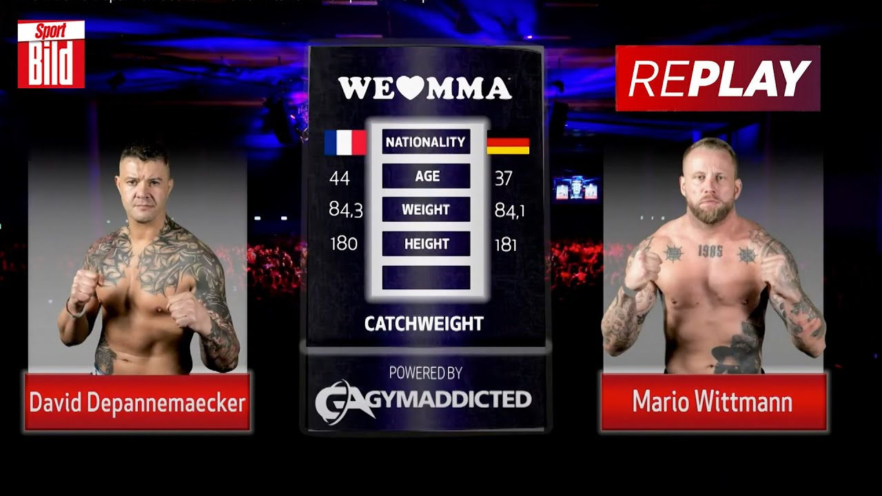 We Love MMA 64: David Depannemaecker – Mario Wittmann kompletter Kampf ...