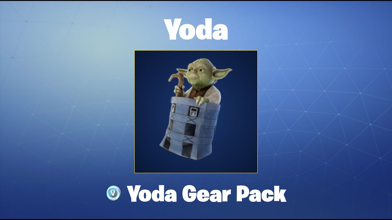 Yoda | Fortnite Back Bling - YouTube