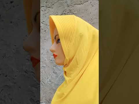 jilbab kuning kenari.harga Rp.35.000.wa : 08989695422.shopee : ntwon.tiktok: seragam.dinas.id