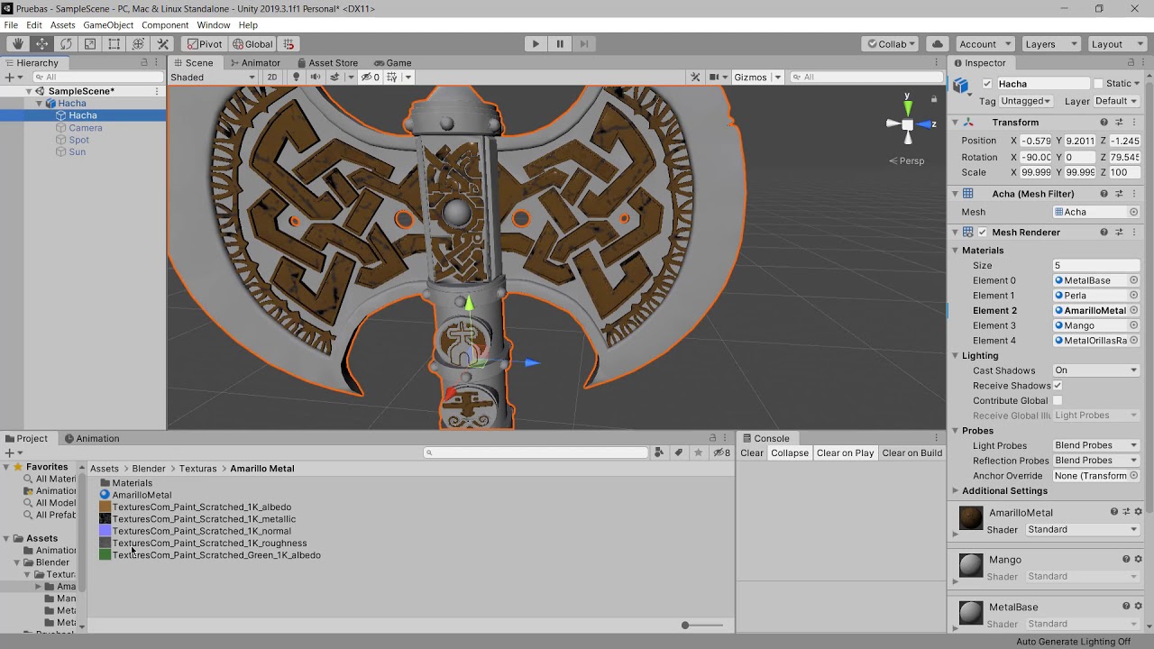 Preparación de Texturas en unity para modelos - YouTube