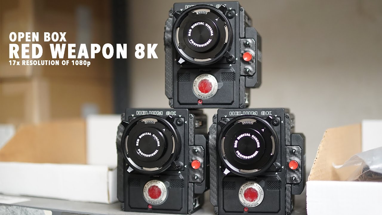 Open Box: RED Weapon 8K $80,000 DOLLAR CAMERA! - YouTube
