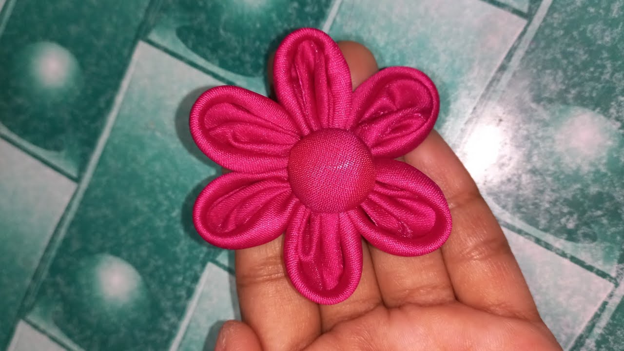 Kaporer full banano | Fabrics Flower Making 🌼 🌸 - YouTube