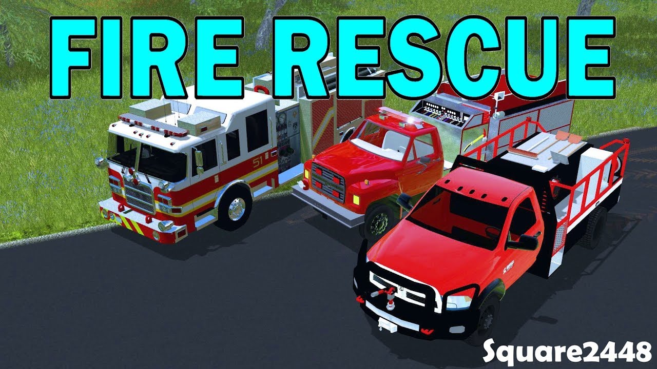 Farming Simulator 17 | Fire Rescue | Boat Fire | Airplane Fire | Car ...
