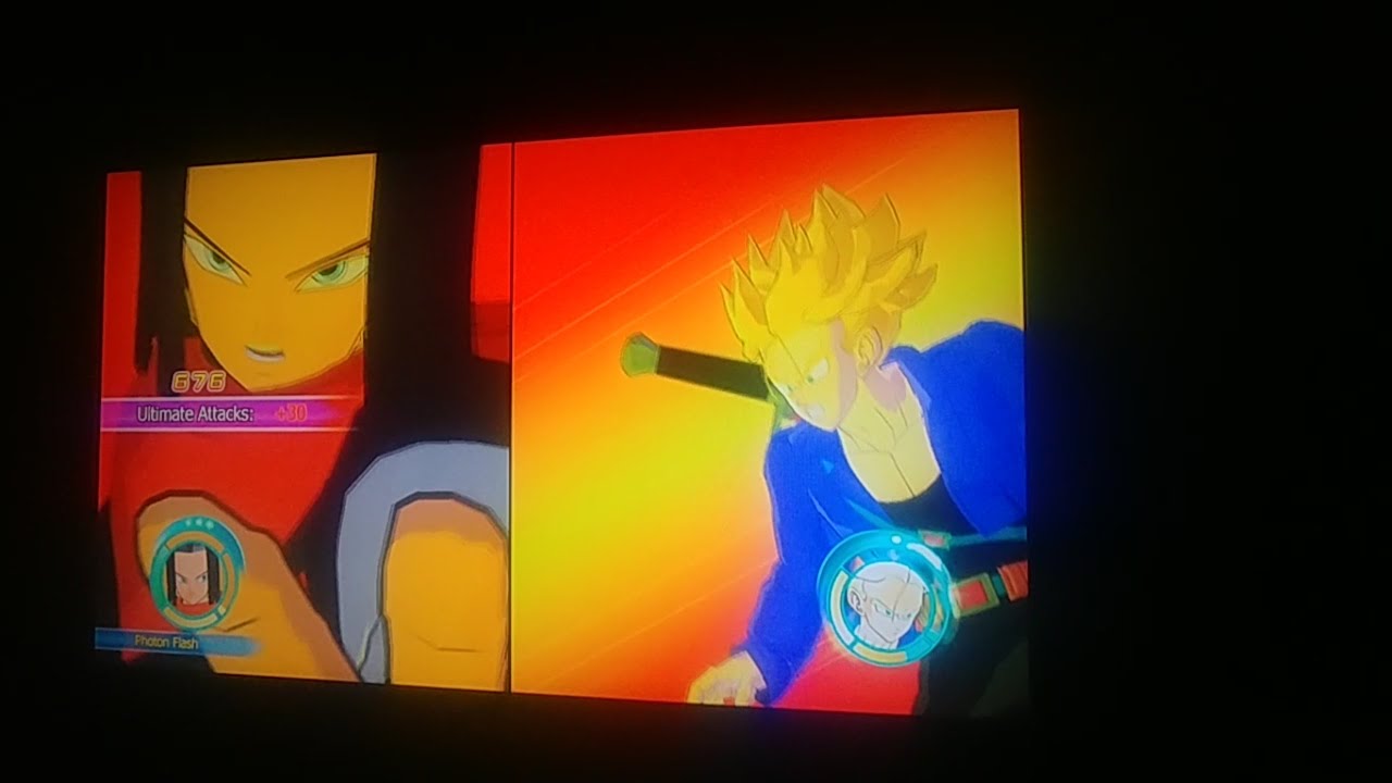 Dragonball Raging Blast Android 17 Photon Flash on Super Saiyan Trunks ...