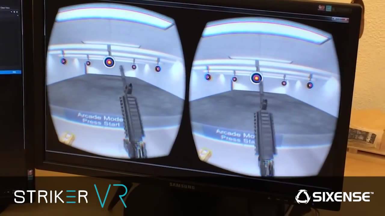 Striker VR Preliminary Test with Sixense Stem System - YouTube