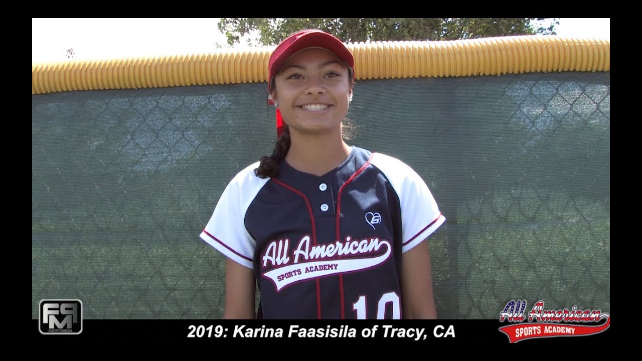 2019 Karina Faasisila Pitcher Softball Skills Video - AASA - Macias ...