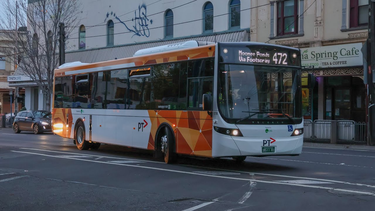 Transit Systems Bus 178 Volvo B8RLE, Volgren "Optimus" - YouTube