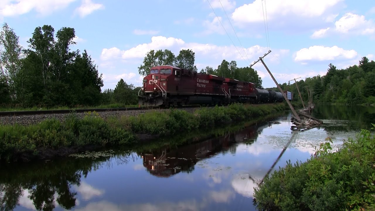 CP 8891 at McVitties (02AUG2014) - YouTube
