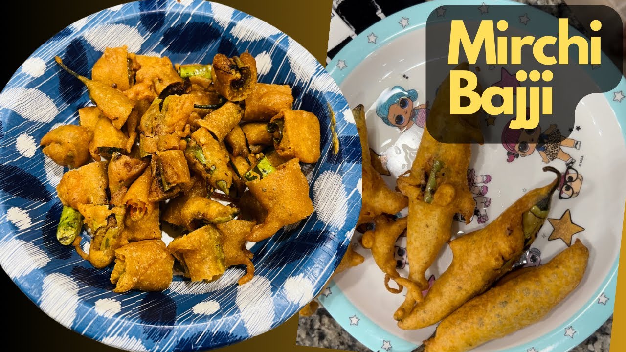 Mirchi Bajji Indian Recipe | Chilli Bajji | మిరపకాయి బజ్జి | Street ...