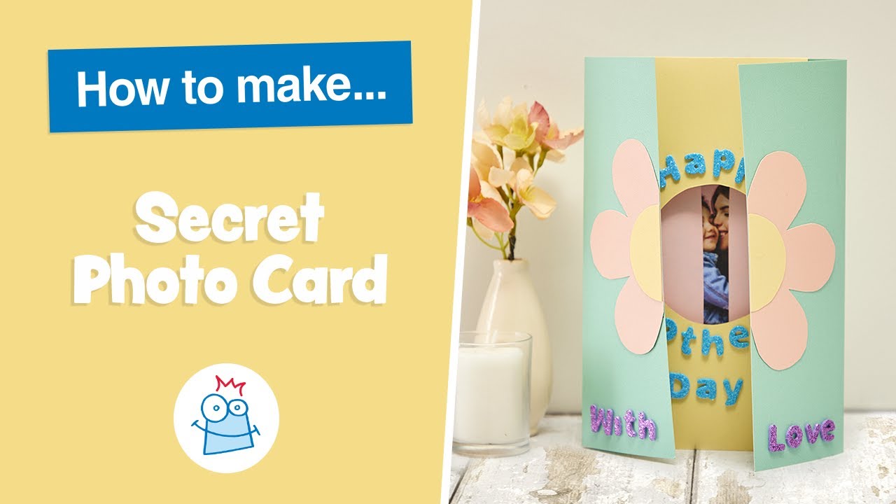 How to make a Secret Photo Card | Baker Ross - YouTube