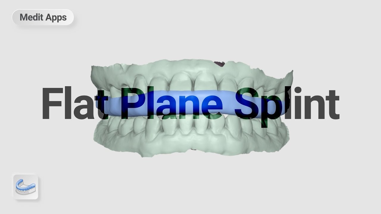 Designing a 'Flat Plane Splint' with the Splints App - YouTube