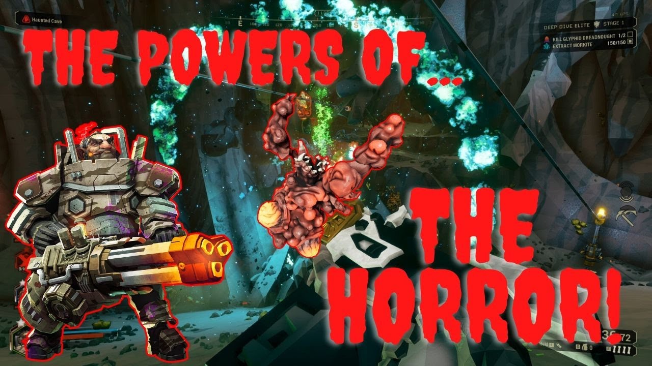 Deep Rock Galactic | The Horrific abilities of "The Horror" - YouTube