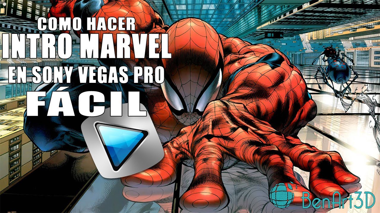 Como hacer una intro estilo MARVEL en Sony Vegas Pro - YouTube