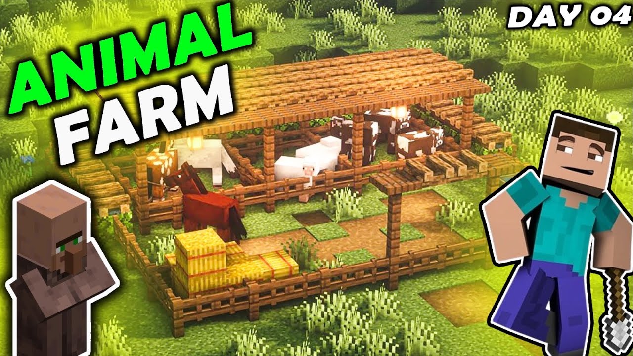 I Am Making a Animal Farm in Minecraft [ 30 Days 30 video challenge ...