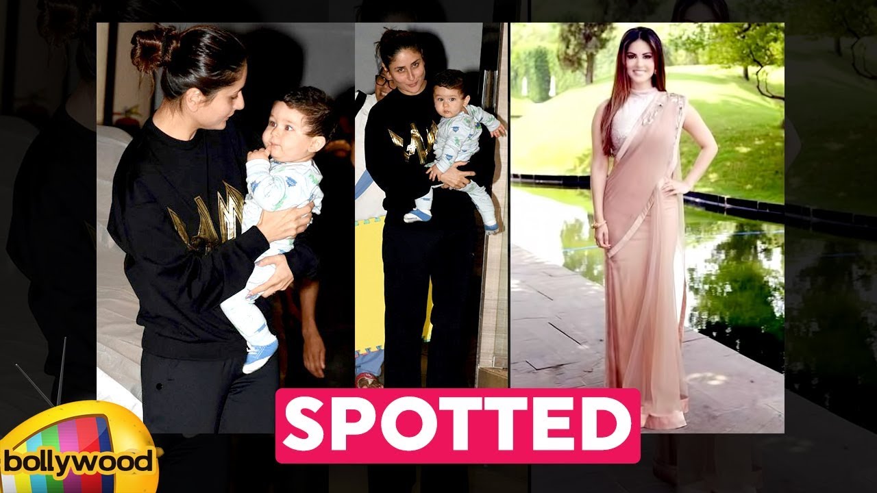Kareena Kapoor, Taimur & Sunny Leone SPOTTED | Latest 2019 Bollywood ...